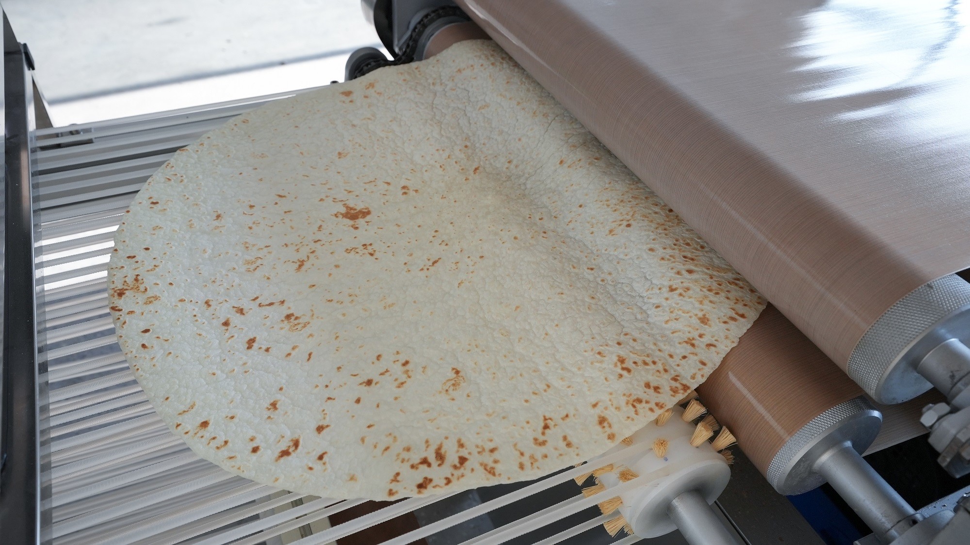 Iraqi Flat Bread 50cm Tortilla Making Machine Output 900pcs/H Chapati ...